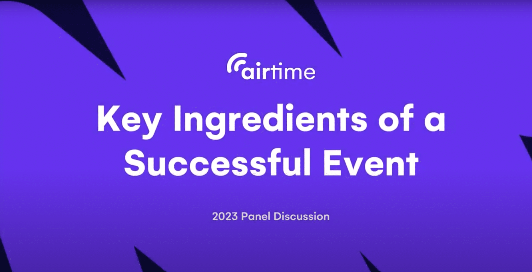 Key Ingredients of a Successful Event | EventsAir