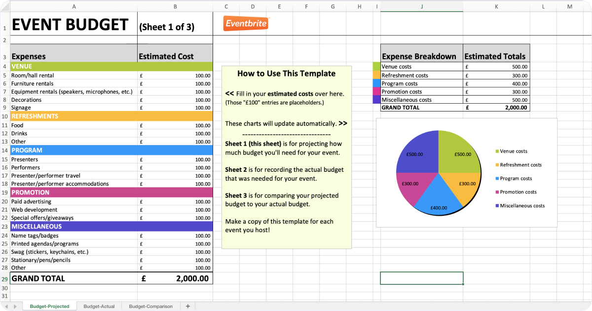 Here Are 6 of the Best Event Budget Templates We’ve Seen