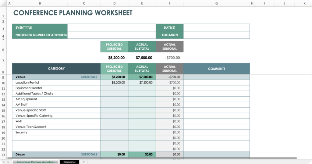 Here Are 6 of the Best Event Budget Templates We’ve Seen